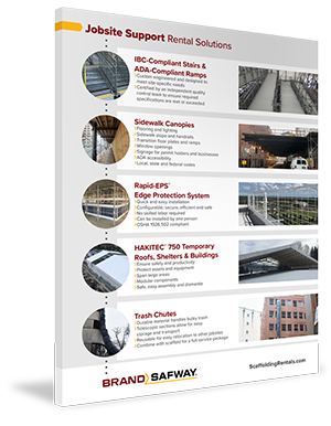 Jobsite Support Scaffolding Rental Solutions | BrandSafway